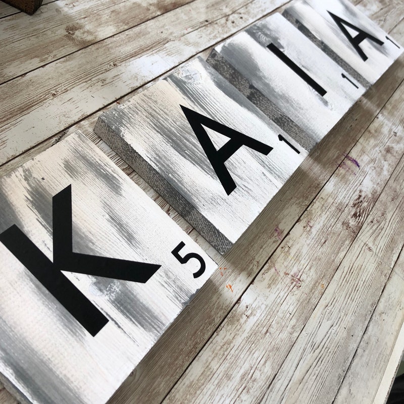Scrabble Letters for Wall - Etsy