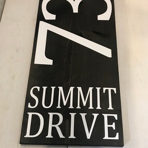 Address Sign L Street Address Sign L House Number Sign L Porch Sign L ...