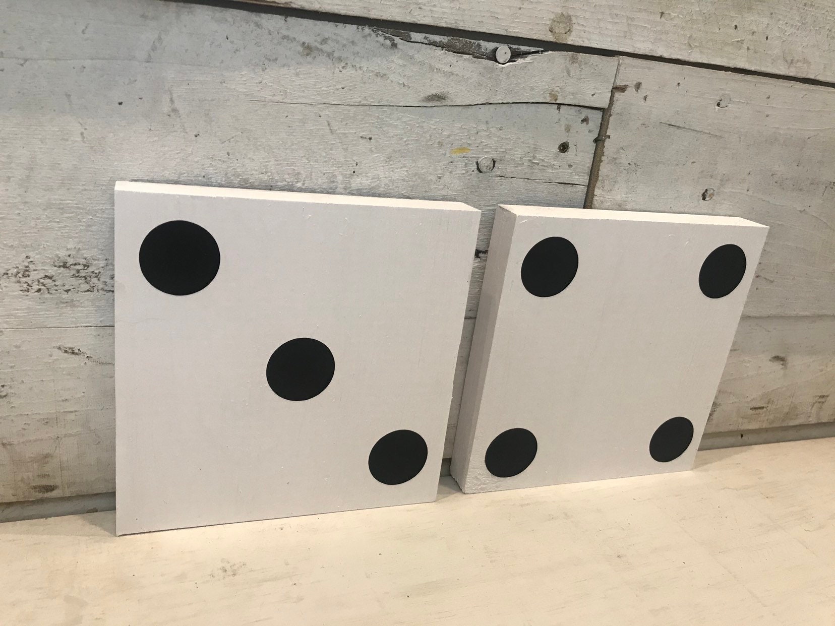 Giant Dice L Large Wall Dice L Scrabble Tile Wall Art L Gallery Wall L ...