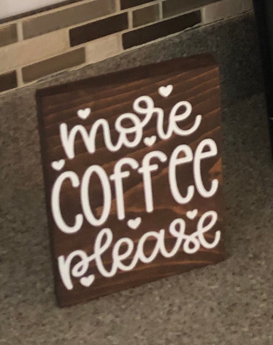 Coffee Sign L More Coffee Please L Coffee Lover L Wooden - Etsy