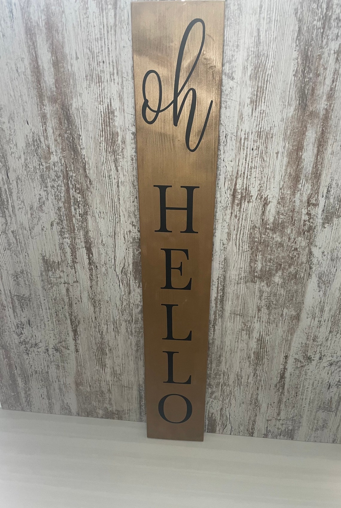 Oh Hello Porch Sign Welcome Sign Farmhouse Porch Decor | Etsy