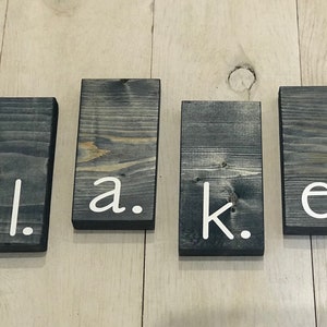 Scrabble Letters | Lake Sign | Alphabet Letters | Scrabble Tiles Wall ...