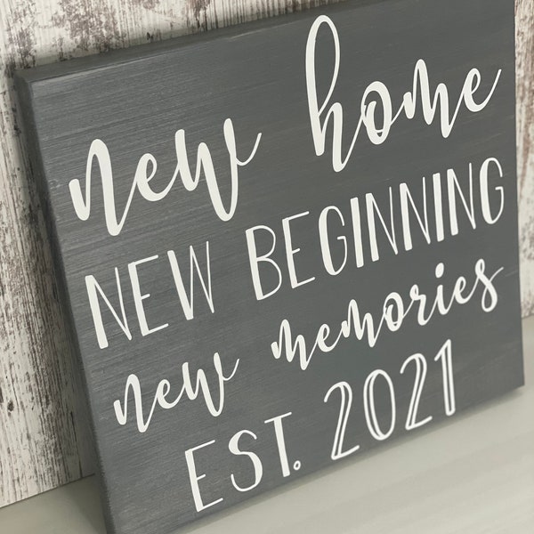 Home Established Sign - Etsy