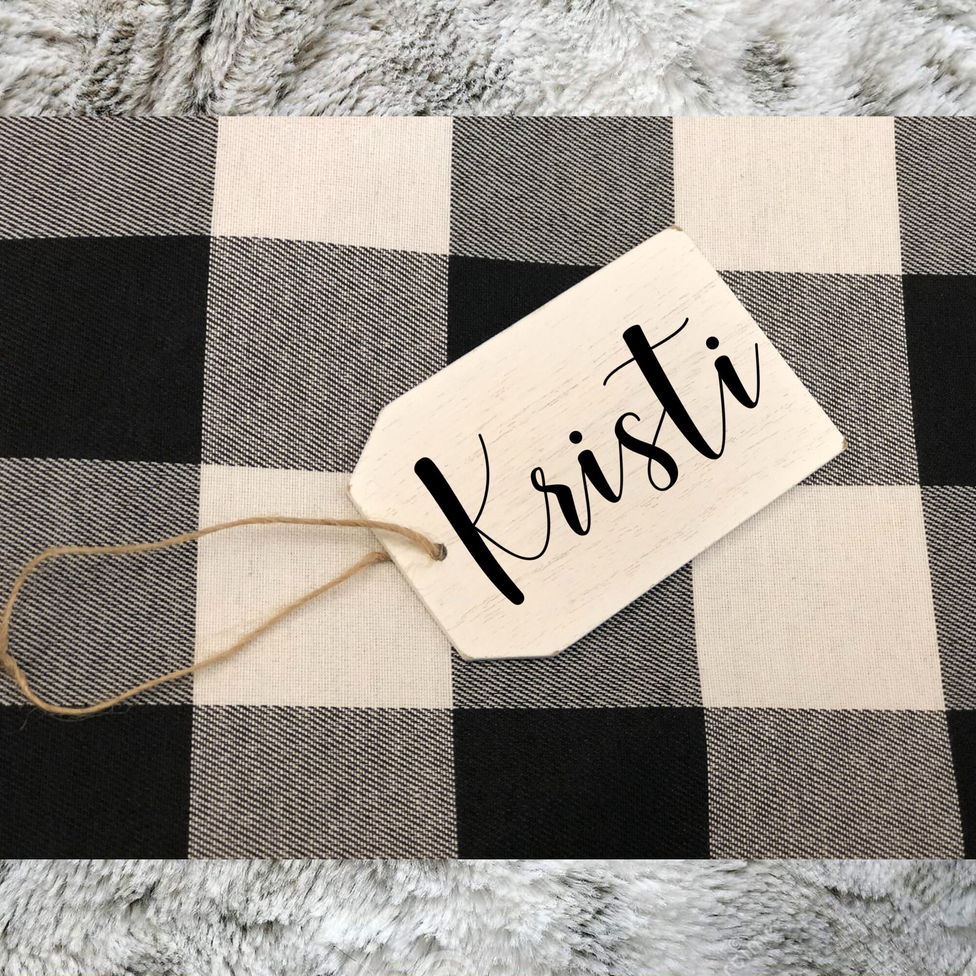 Custom Stocking Tags Custom Vinyl Name Tag Gift Tag - Etsy