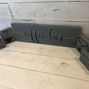 Coffee Signs | Coffee Bar Signs L Kitchen Signs L Office Break Room ...