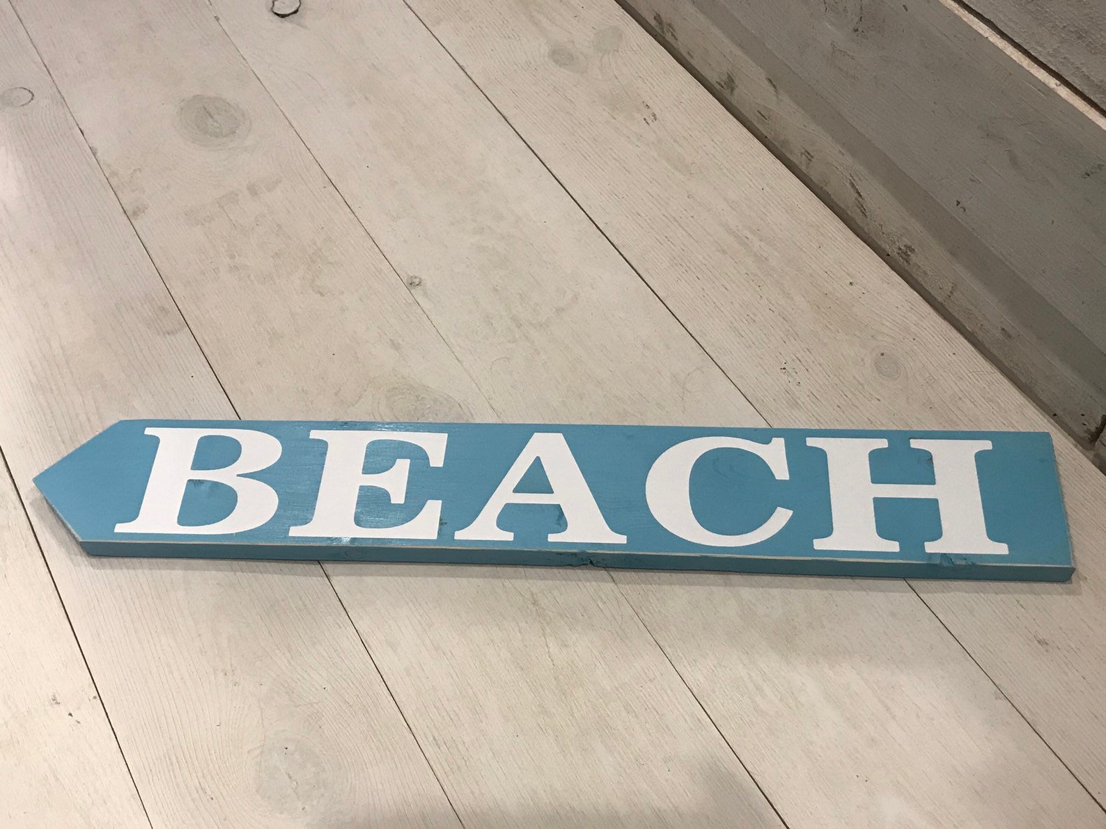 Beach Sign Directional Sign Beach Arrow Sign Directional | Etsy