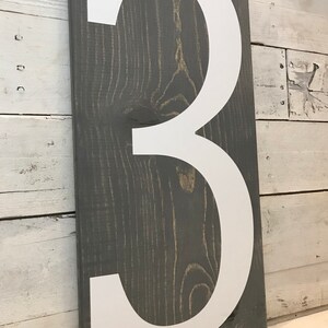 Large Number Sign L Wooden Number Sign L Party of Sign L Scrabble Tiles ...