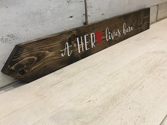 A Hero Lives Here Sign Hero Sign Nurse Sign Essential | Etsy