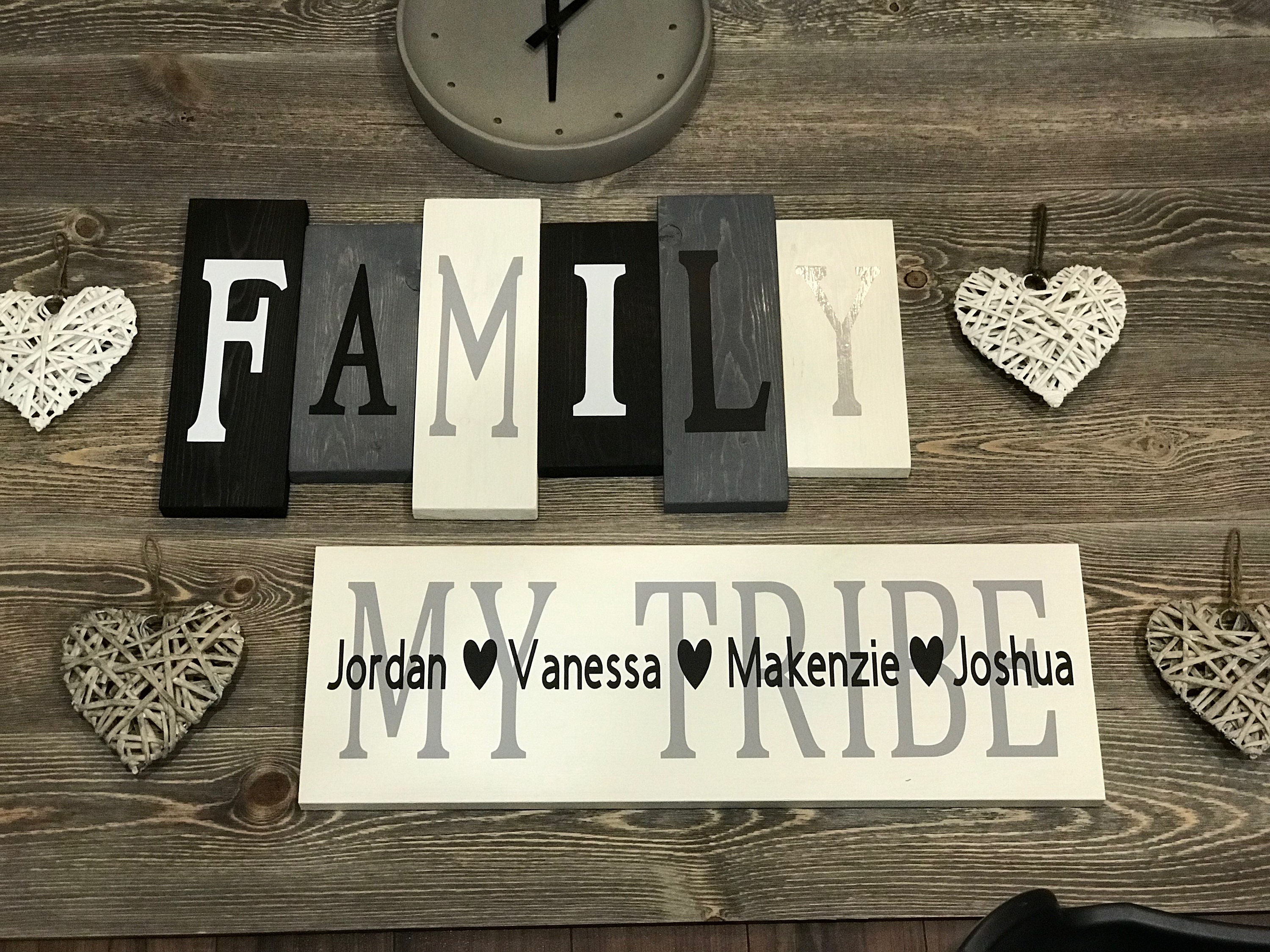 Family Family Sign Pallet Sign Rustic Decor Gallery | Etsy