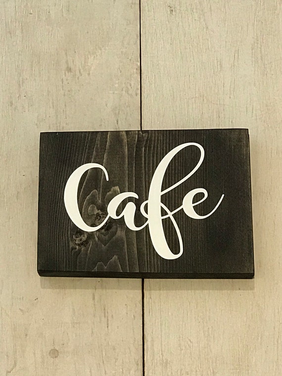 Mini CAFE Sign L Tiered Tray Signs L Coffee Decor L Kitchen | Etsy