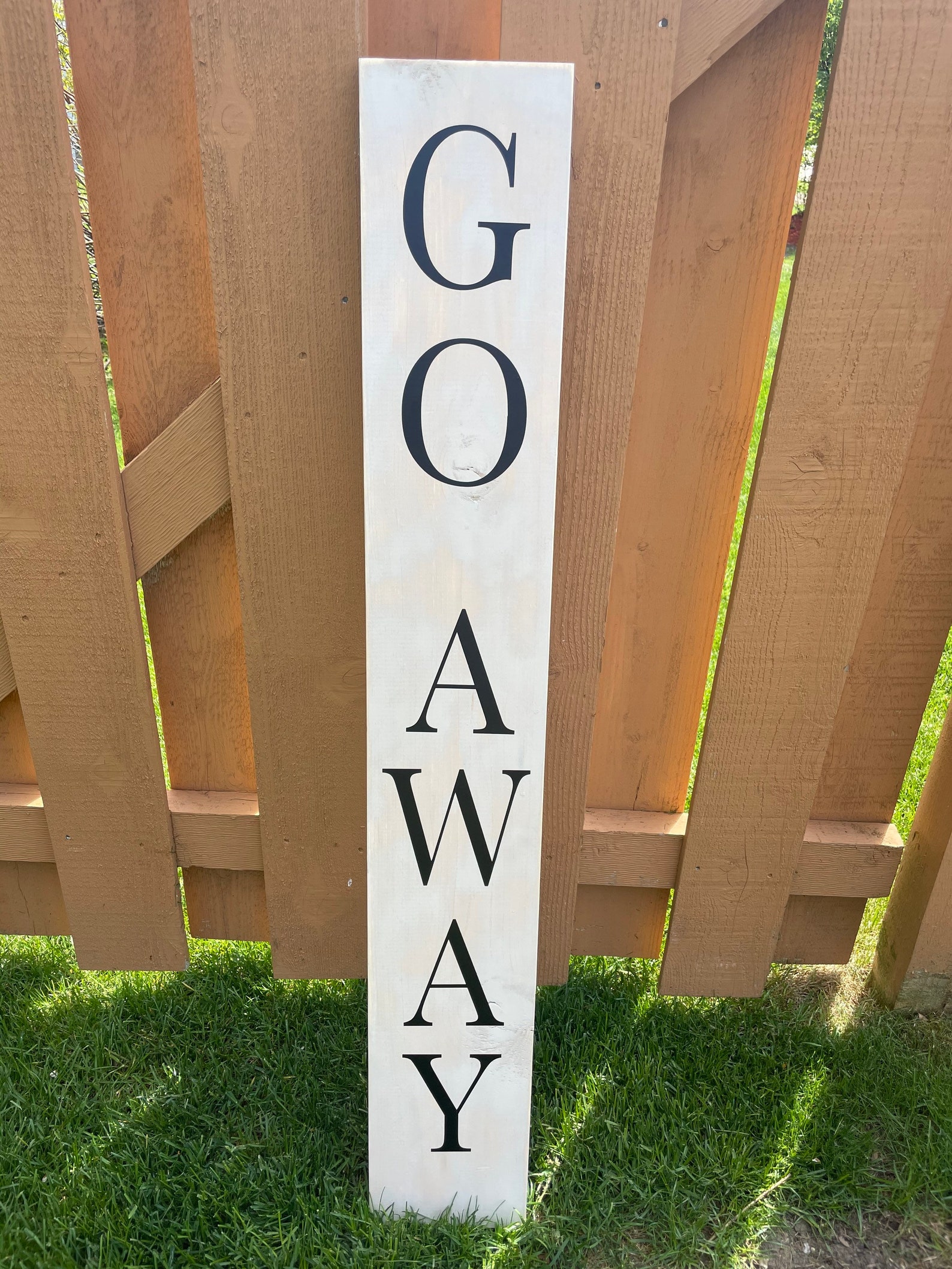 Go Away Porch Sign Welcome Sign Farmhouse Porch Decor - Etsy