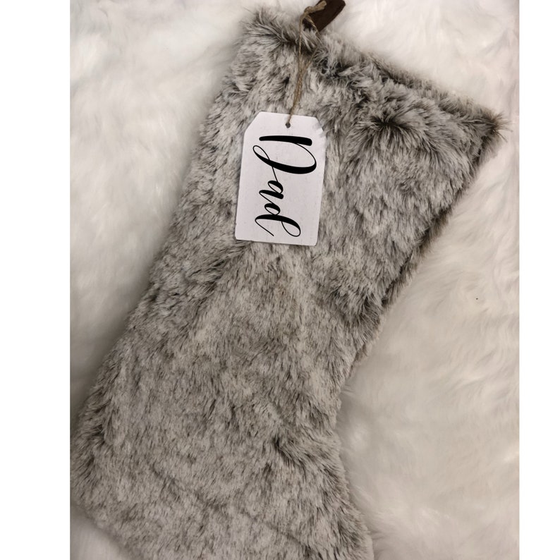 Custom Stocking Tags Custom Vinyl Name Tag Gift Tag | Etsy