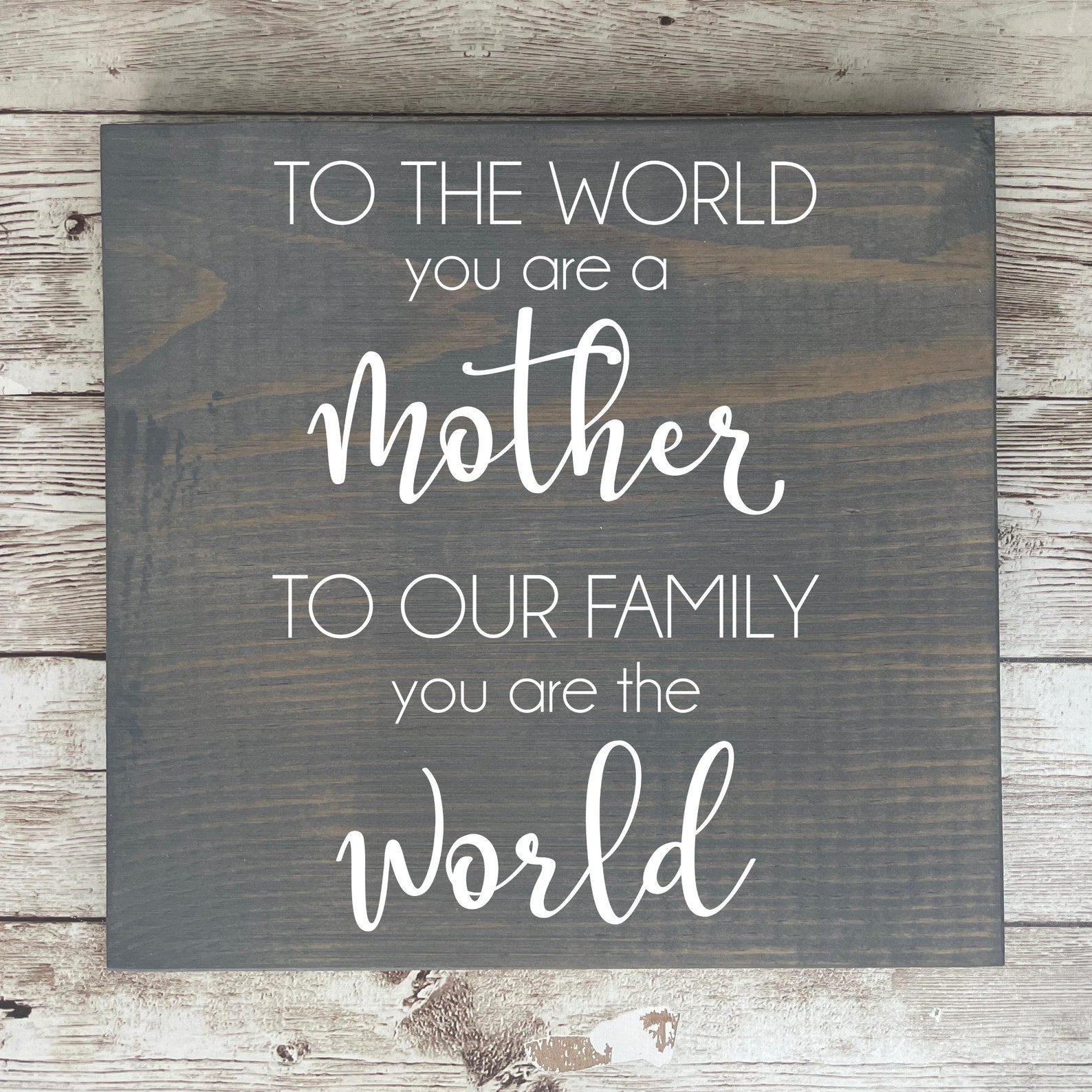Gift for Mom Mom Signs Mothers Day Gift to the World You - Etsy
