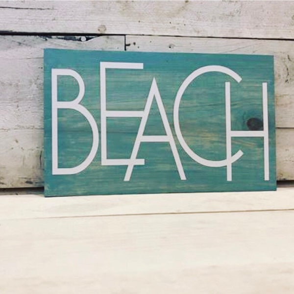 Wooden Beach Signs - Etsy