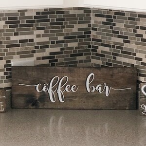 Coffee Signs | Coffee Bar Signs L Kitchen Signs L Office Break Room ...