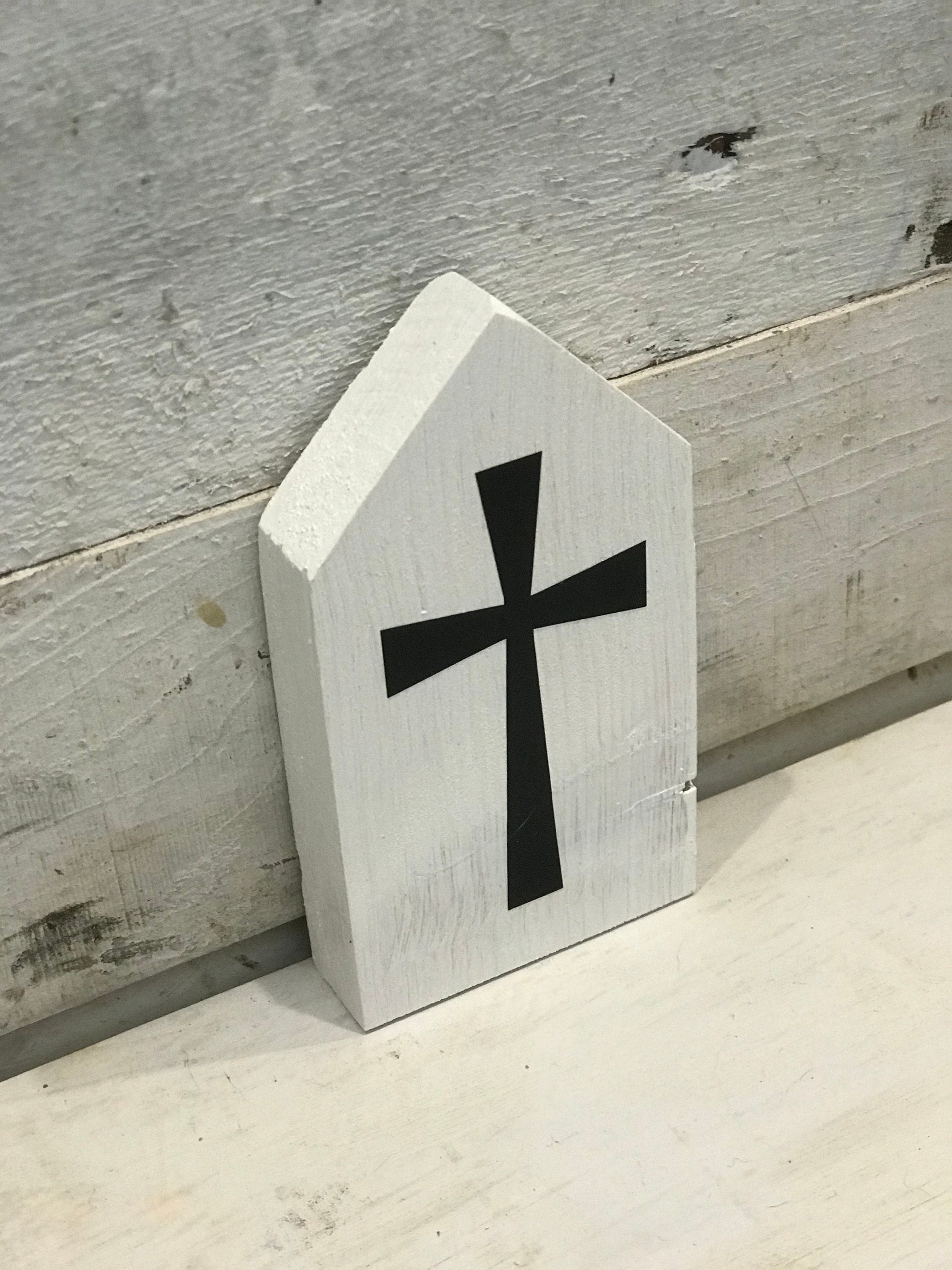 Holy Cross Cross Sign Christian Gift Cross Home Sign - Etsy