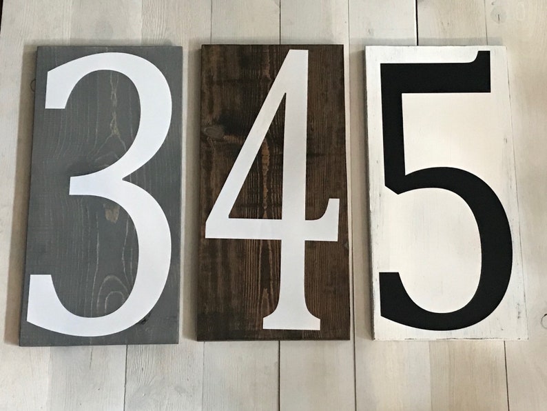 Large Number Sign L Wooden Number Sign L Party of Sign L - Etsy
