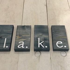 Scrabble Letters | Lake Sign | Alphabet Letters | Scrabble Tiles Wall ...