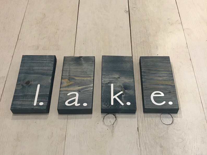Scrabble Letters Lake Sign Alphabet Letters Scrabble | Etsy