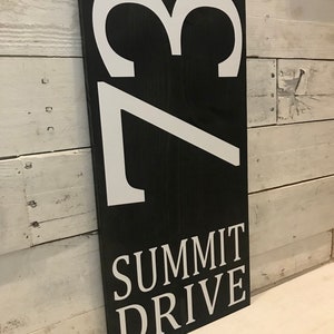 Address Sign L Street Address Sign L House Number Sign L Porch Sign L ...