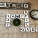 Large Scrabble Tiles L Scrabble Tiles Wall Art L Scrabble Tile - Etsy