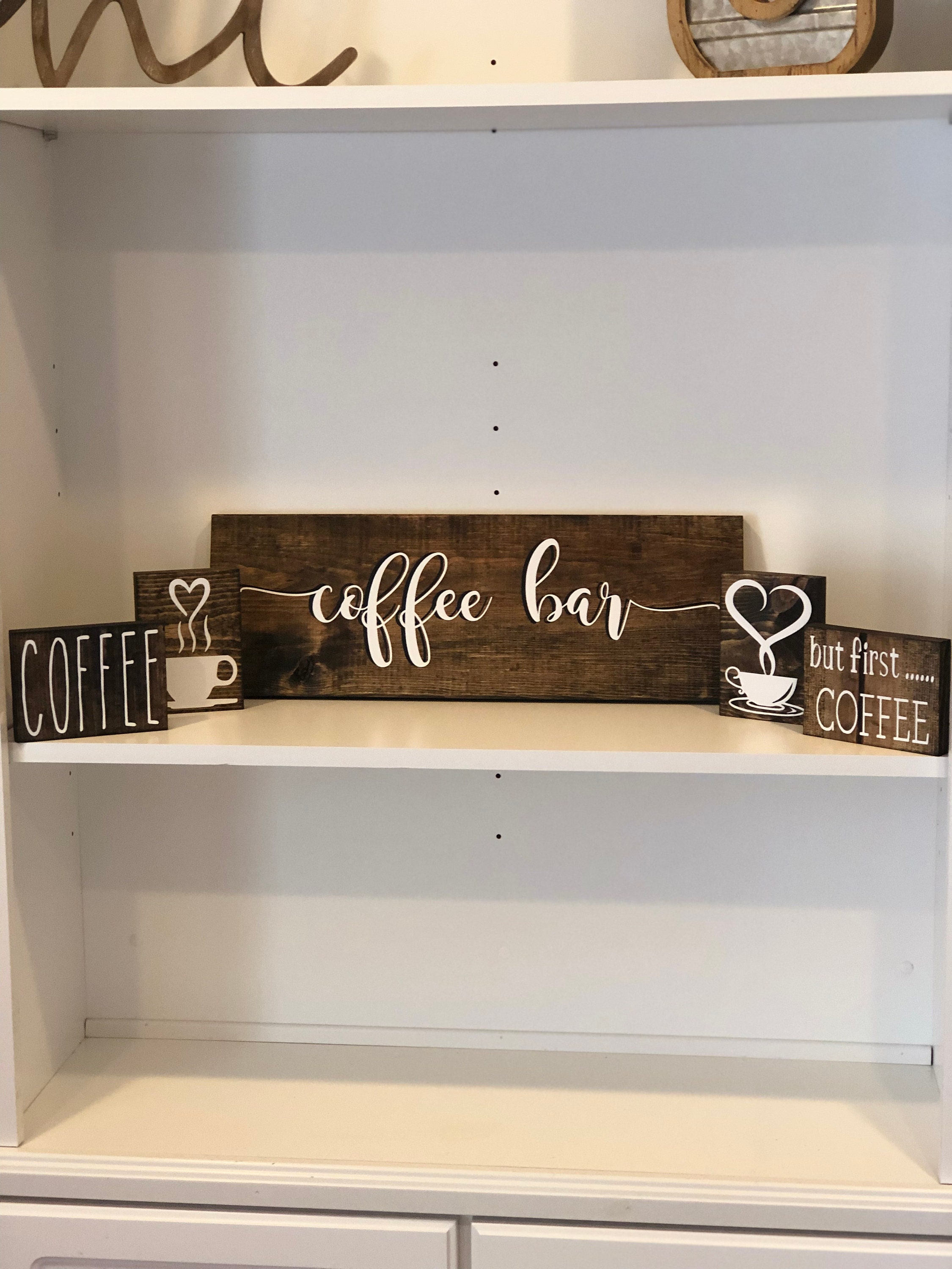 Coffee Signs | Coffee Bar Signs L Kitchen Signs L Office Break Room ...
