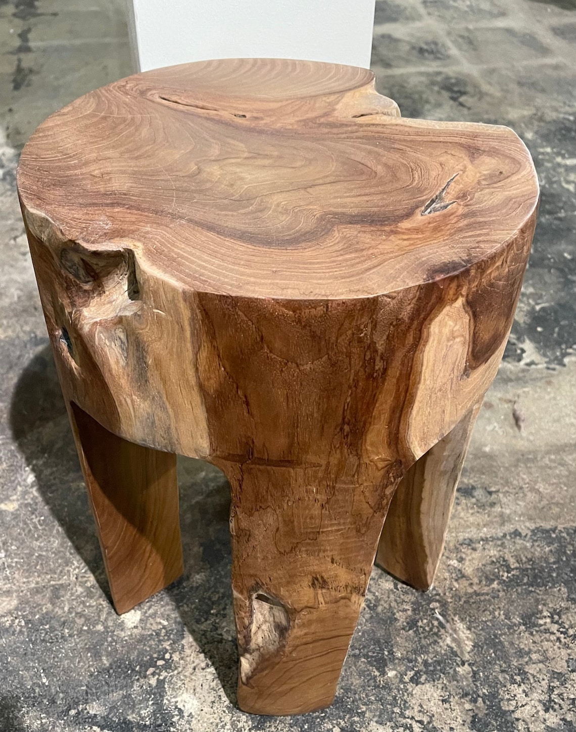 Teak Root Stool Teak Driftwood Table Teak Wood Plant Stand - Etsy