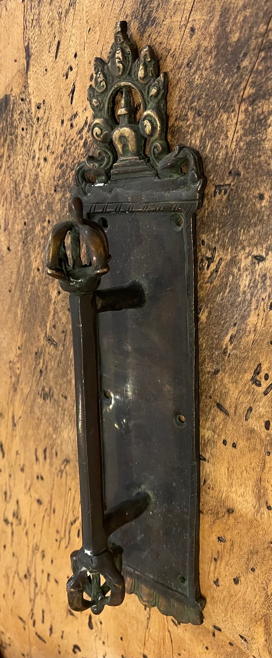 Vintage Brass Ornate Door Handle Decorative Door Pull | Etsy