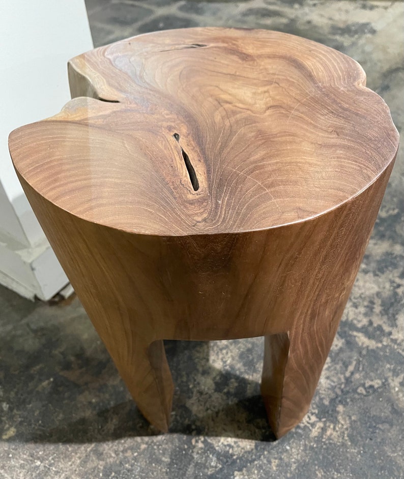 Teak Root Stool Teak Driftwood Table Teak Wood Plant Stand - Etsy