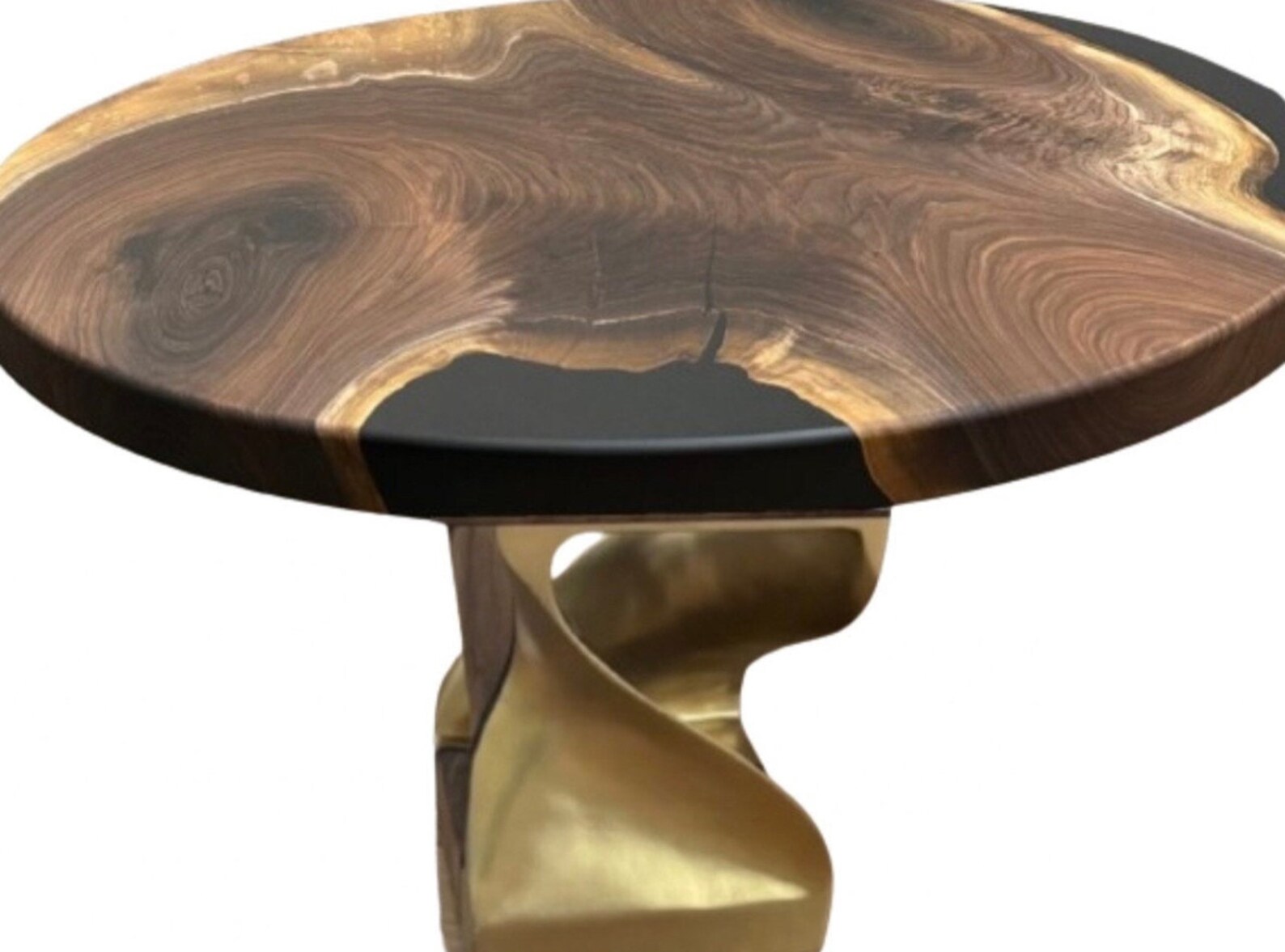 Teak Wood Coffee Table Base Twisted Side Table Teak Wood Plant Stand ...