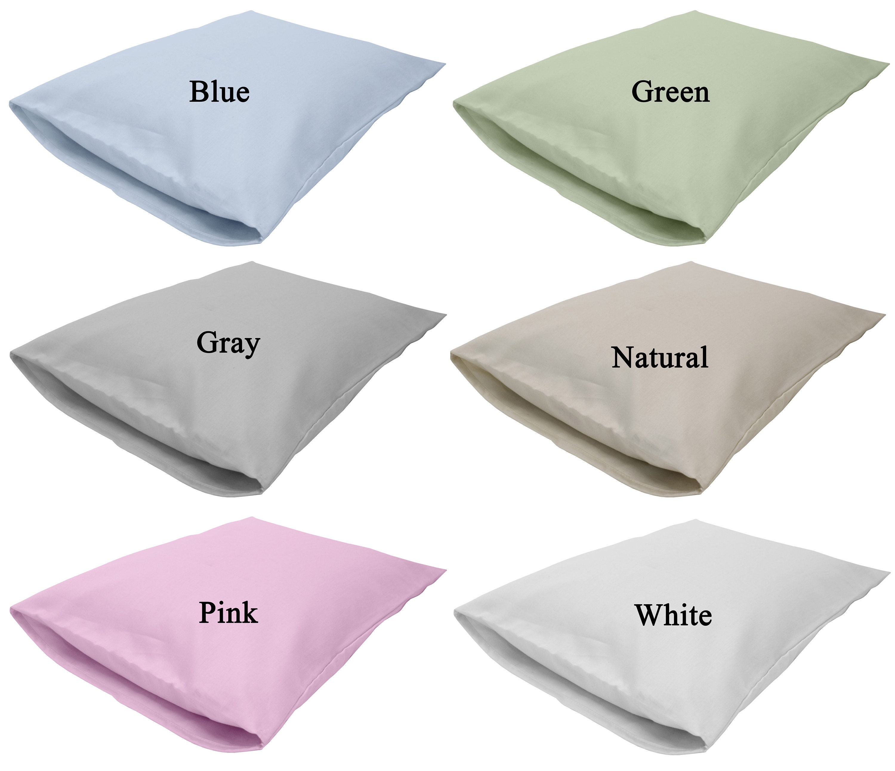 Pillowcases Sateen and Flannel Made in USA - Etsy