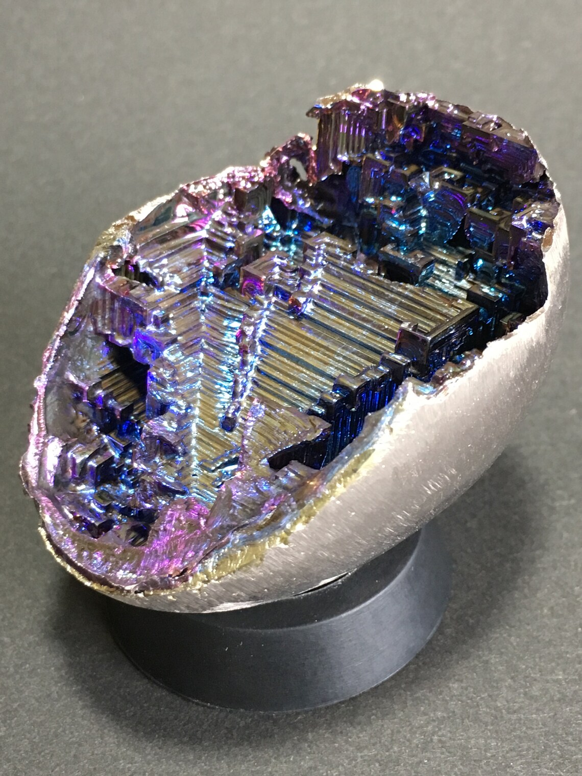 Bismuth Crystal Bismuth Geode Egg 14 - Etsy