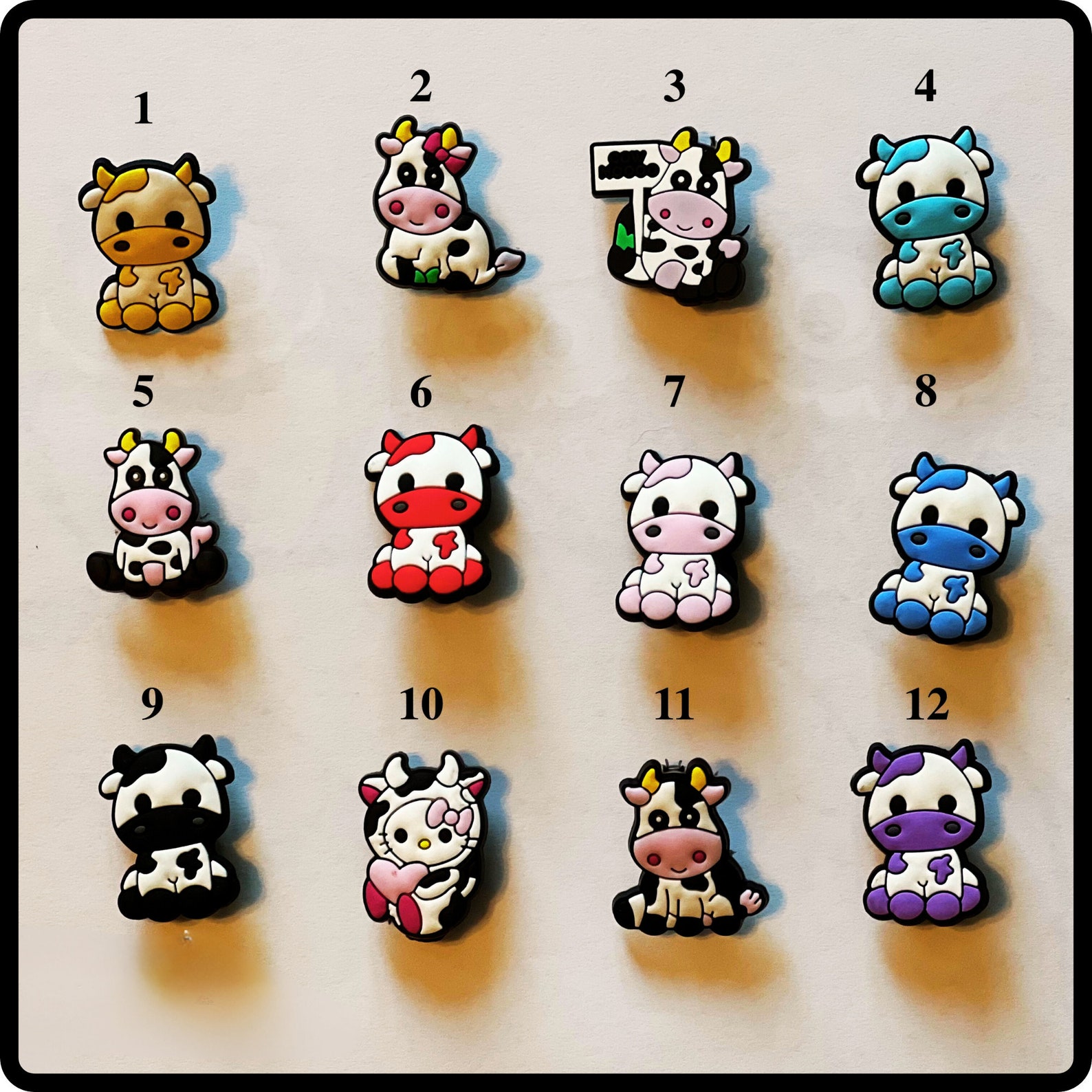 Cow Croc Charm | Croc Jibbitz | Croc Pin Badge | Shoes Accessories ...