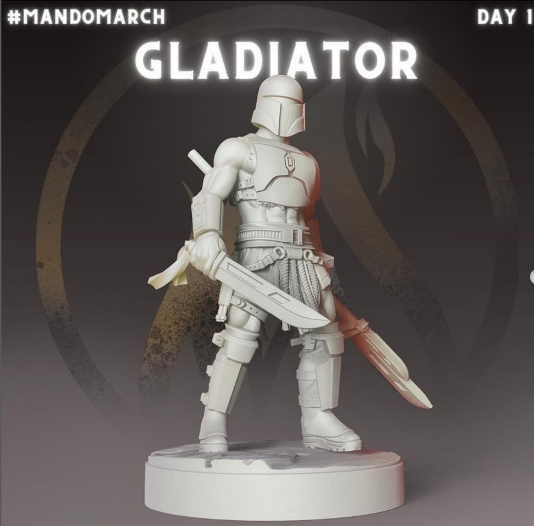 The Gladiator - DARK FIRE | Legion Compatible - 3D Printed - Etsy