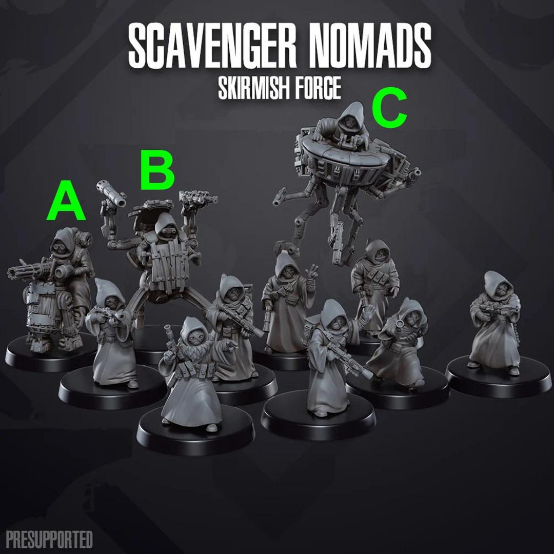 Scavenger Nomads - SKULLFORGE | Legion Compatible Imperial Assault 3D ...