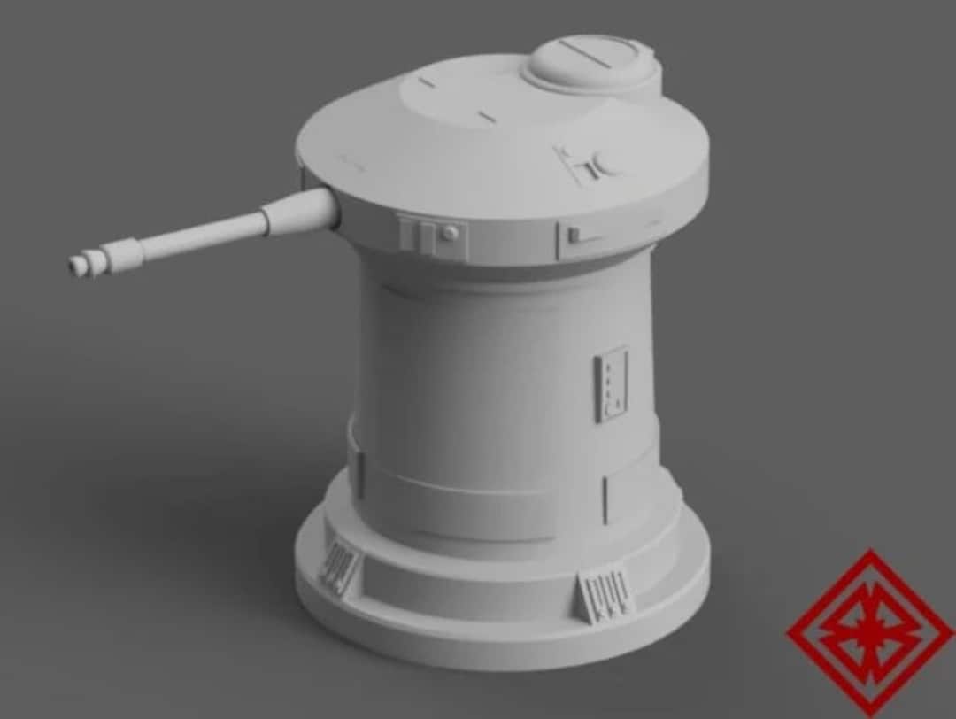 Laser Turret Hoth Legion Compatible Scenery Imperial Assault Star Wars ...