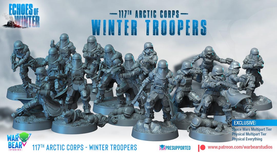 Arctic Winter Troopers - War Bear Studios | Legion Compatible ...