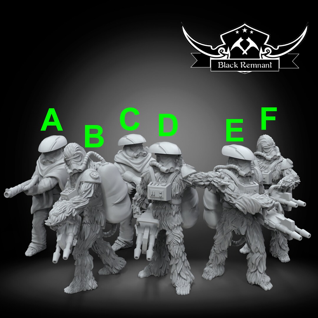Imperial Furball Conscript Mudtroopers - BLACK REMNANT | Legion ...