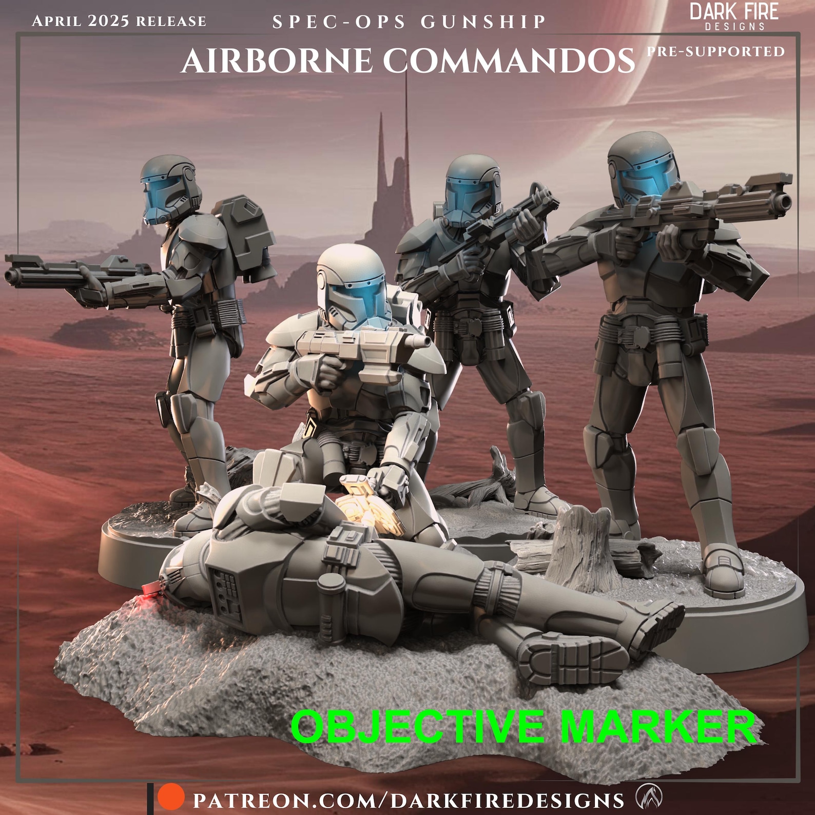 Spec-ops Airborne Commandos - DARK FIRE | Legion Compatible - 3D ...
