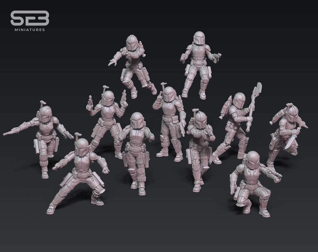Mercenary Girls (11 Modular Models) - Anvilrage Studios | Legion ...