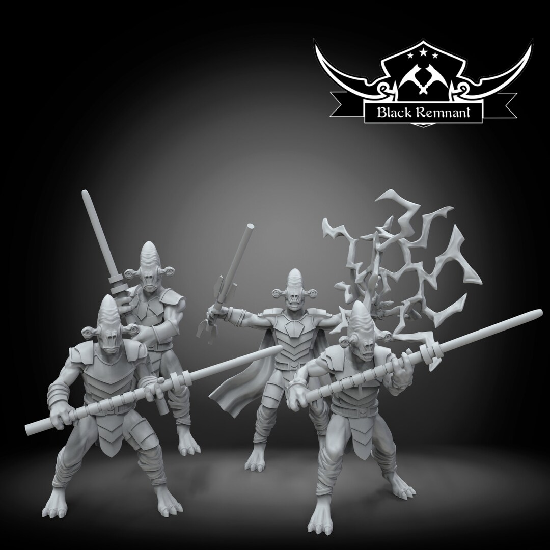 Rakata Squad (4) - BLACK REMNANT | Legion Compatible - 3D Printed - Etsy