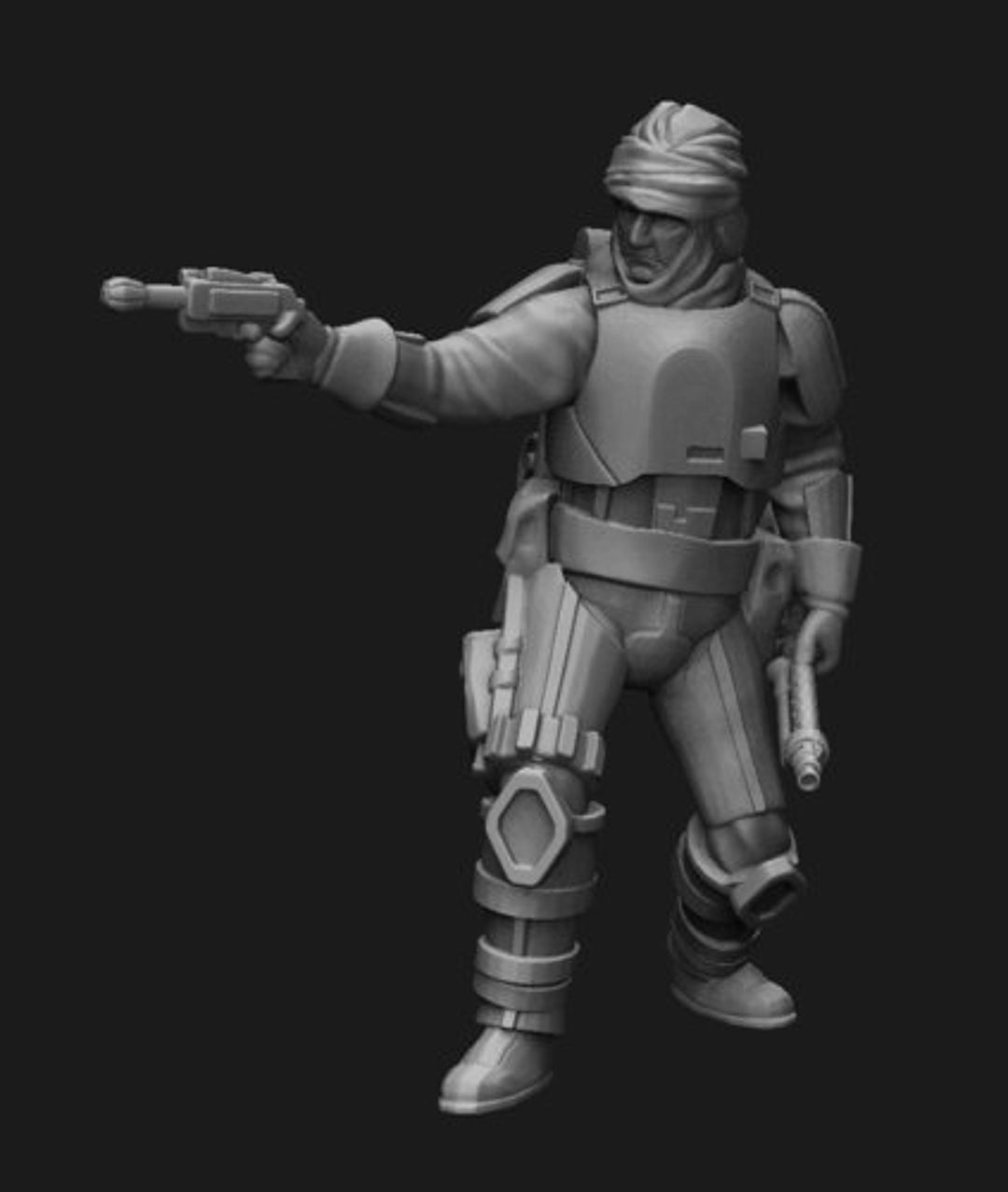 Bounty Hunter Human Skullforge Legion Compatible Imperial Assault 3d