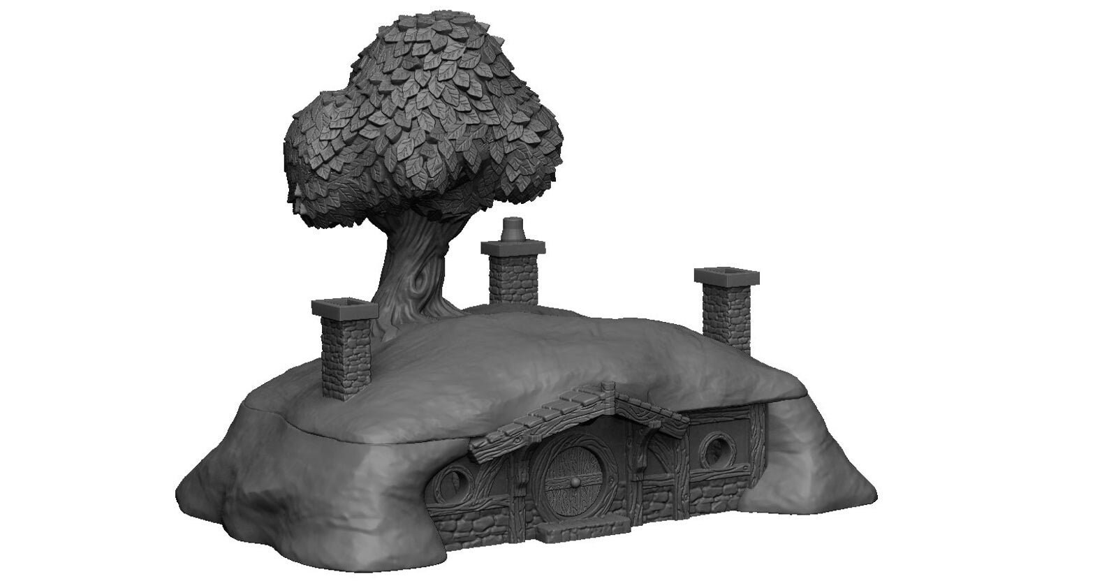 Halfling House 1 the Shirelands LOTR Lord of the Rings - Etsy Australia