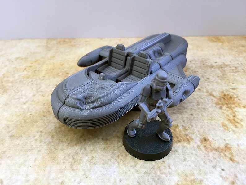 SW Inspired Landspeeder Legion Compatible 3D Printed - Etsy UK
