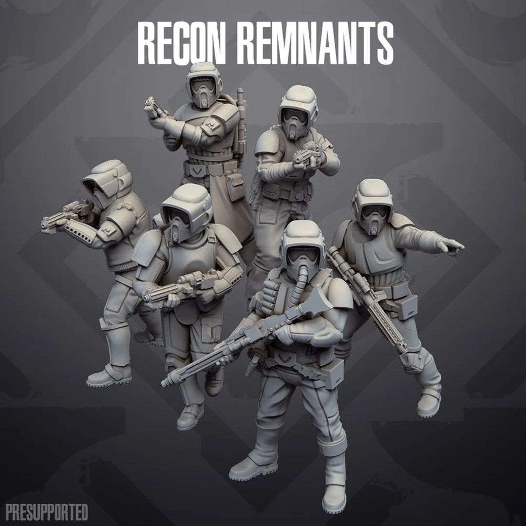 Recon Remnants (6) - SKULLFORGE | Legion Compatible Imperial Assault 3D ...