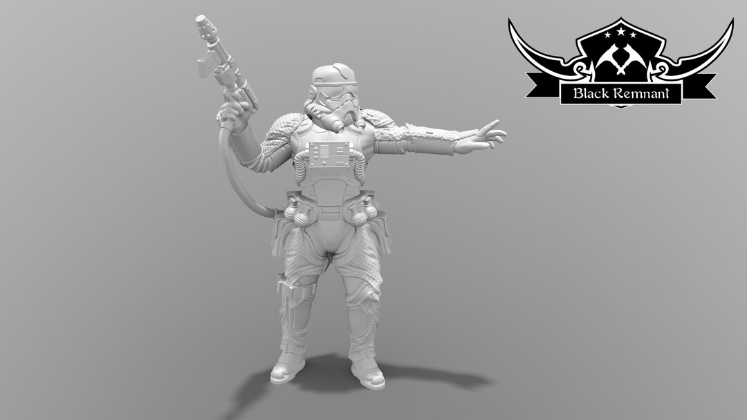 Shrap SCAR Squad - BLACK REMNANT | Legion Compatible - 3D Printed - Etsy