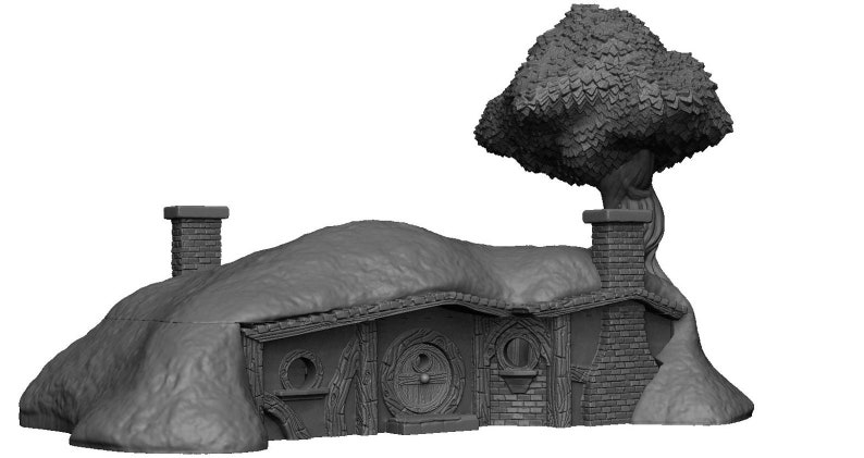 Halfling House 2 the Shirelands LOTR Lord of the Rings - Etsy
