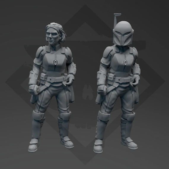 Mando Females Mandalorian SKULLFORGE Legion Compatible - Etsy