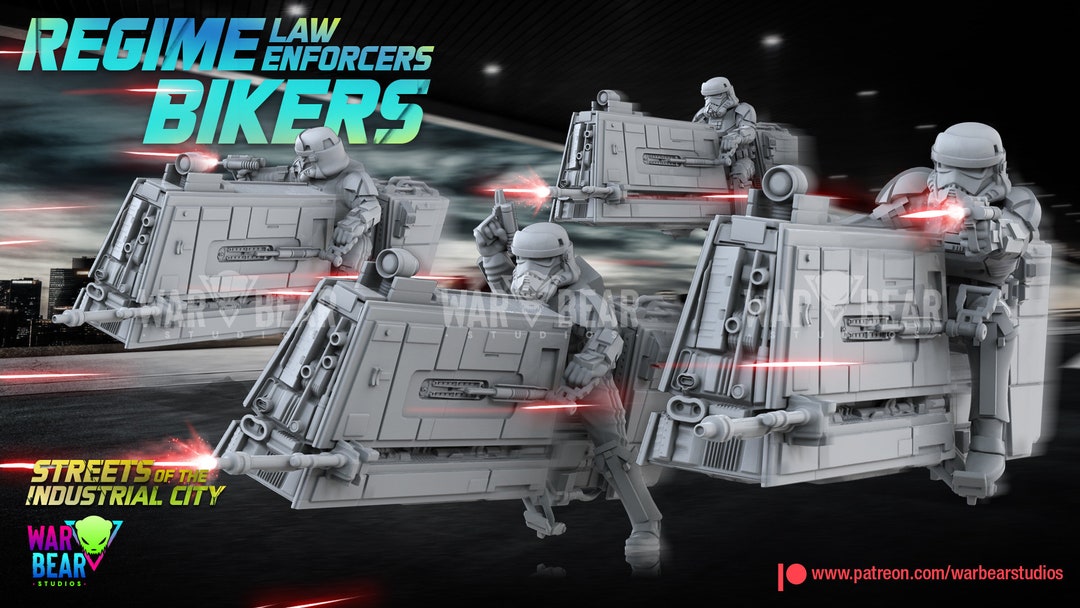 Regime Law Enforcers Bikers - War Bear Studios | Legion Compatible ...
