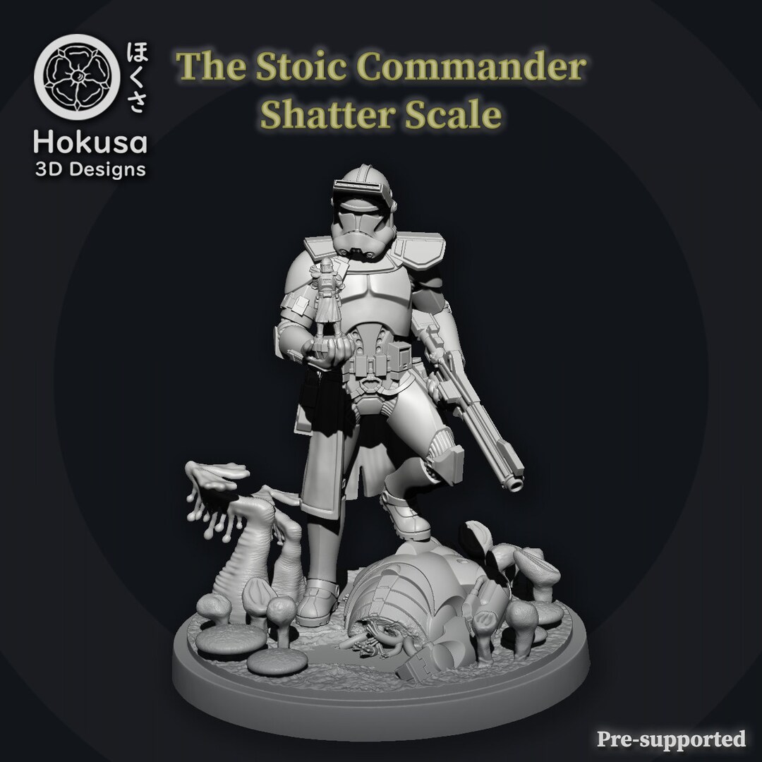 The Stoic Commander | "shatterpoint Compatible" - 3D Printed - HOKUSA ...